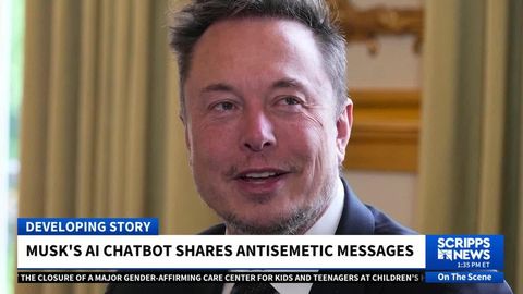 Musk's AI company scrubs inappropriate posts after Grok chatbot makes ...