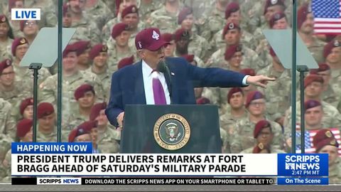 Trump defends L.A. troop deployment before soldiers at Fort Bragg ...
