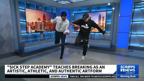 Morning Rush's Jay Strubberg learns some breaking moves | Haystack News