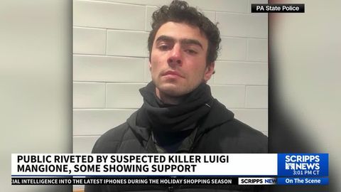 Public riveted by suspect in health care CEO killing, with some showing ...