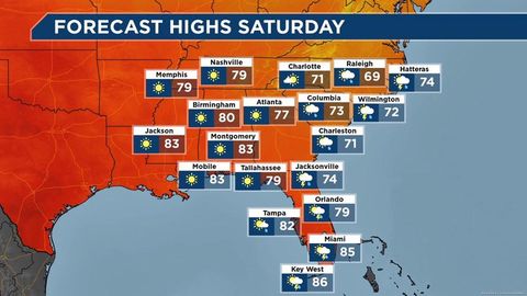 Your weather forecast: Southeast Region | Haystack News