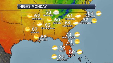 Your weather forecast: Southeast Region | Haystack News