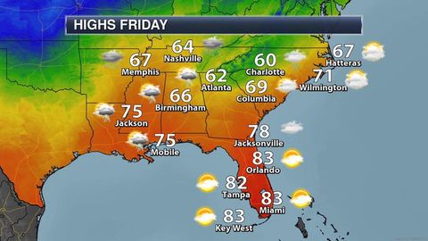 Your weather forecast: Southeast Region | Haystack News