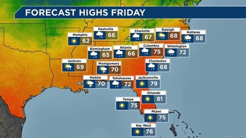 Your weather forecast: Southeast Region | Haystack News