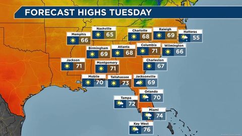 Your weather forecast: Southeast Region | Haystack News