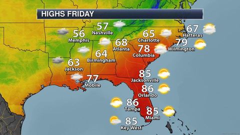 Your weather forecast: Southeast Region | Haystack News