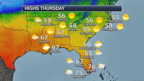 Your weather forecast: Southeast Region | Haystack News