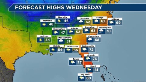 Your weather forecast: Southeast Region | Haystack News