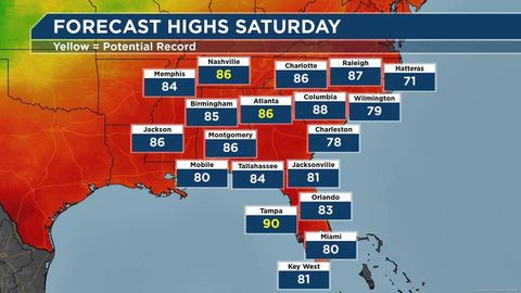 Your weather forecast: Southeast Region | Haystack News