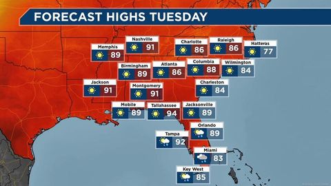 Your weather forecast: Southeast Region | Haystack News