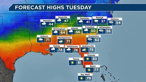 Your weather forecast: Southeast Region | Haystack News