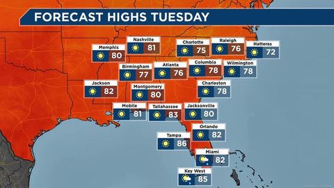 Your weather forecast: Southeast Region | Haystack News