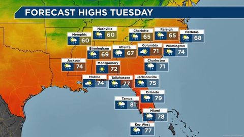 Your weather forecast: Southeast Region | Haystack News