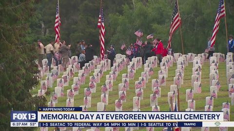 Memorial Day at Evergreen Washelli Cemetery | Haystack News