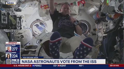 How NASA astronauts cast their US election ballots from space ...