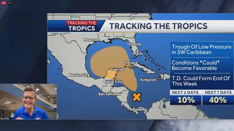 Tracking the Tropics: Meteorologist Eric Burris tracks Caribbean ...