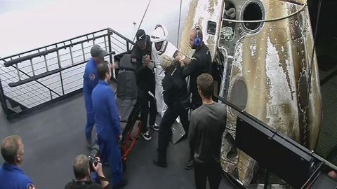 NASA, SpaceX Crew-8 astronauts return to Earth with splashdown near ...