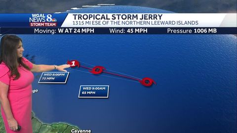 Tropical Storm Jerry forms: Maximum winds, storm track | Haystack News