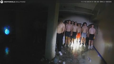 Body camera video released in University of Iowa fraternity hazing ...