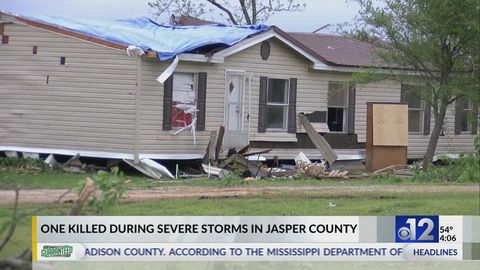 Possible tornado kills one, damages homes in Jasper County | Haystack News