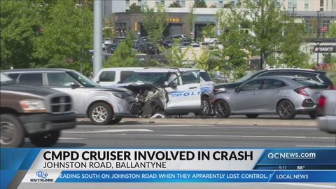 New video shows dramatic crash involving CMPD vehicle in Ballantyne, 3 ...