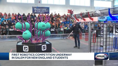 First Robotics Competition underway in Salem for New England students ...