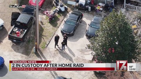 2 in custody after Wake Forest home raid | Haystack News