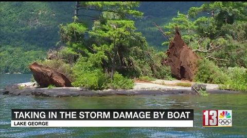 Parts of Lake George gutted by storm damage | Haystack News