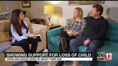Chris and Ashley open up about their son | Haystack News