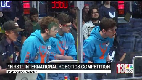 Robotics competition tests high school students' creations in Albany ...
