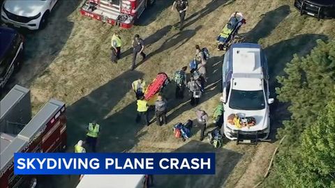 14 injured after skydiving plane crashes at Cross Keys Airport in ...
