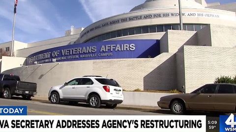 VA secretary addresses agency's restructuring | Haystack News