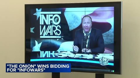 Satire news site The Onion buys Alex Jones' Infowars at auction with ...