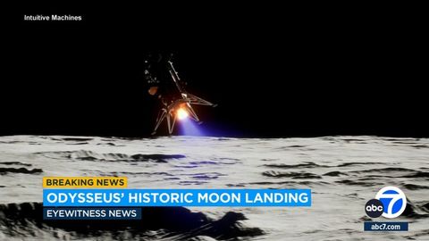 Odysseus, private lunar lander, successfully touches down on moon's surface | Haystack News