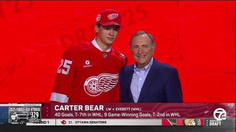 Red Wings draft Carter Bear with first round pick in 2025 Draft ...